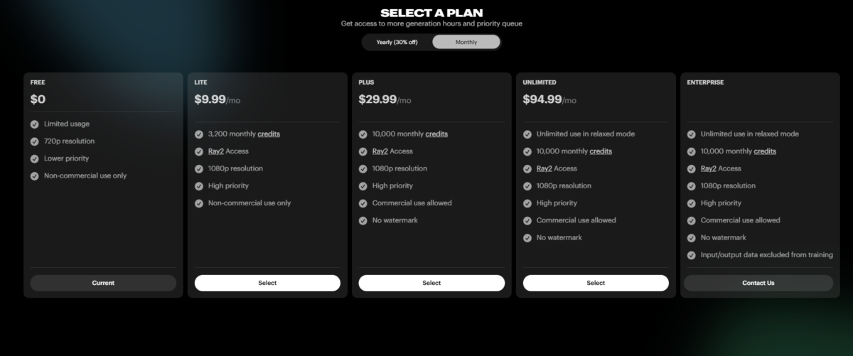 【Luma AI】画像・動画生成AIのDream Machineとは？使い方、性能、できること、料金プラン、OpenAI SoraやRunwayとの違い徹底解説！
